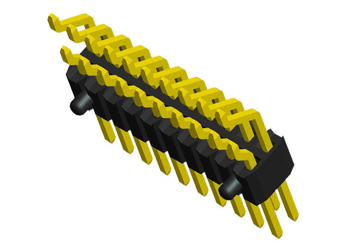 Double Row Pin Header Horizontal SMT Type 2x20 Pin Header Black 1.27mm Double Row Pin Header Horizontal SMT Type 2x20 Pin Header Black 1.27mm