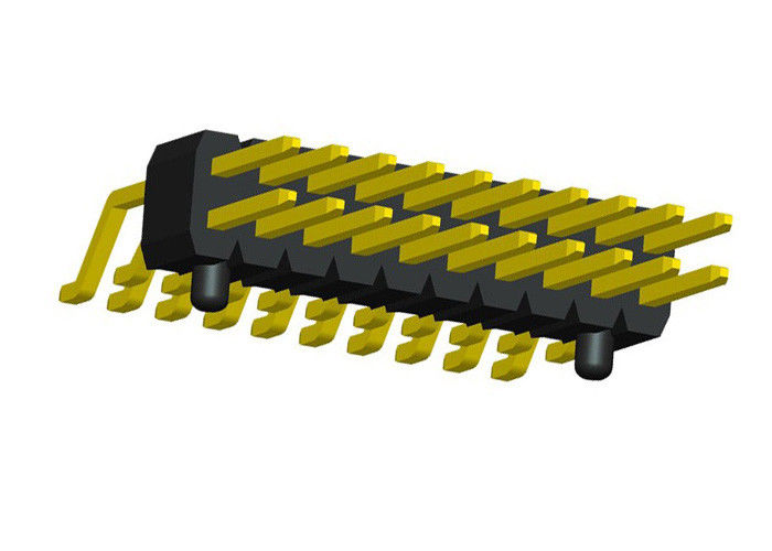 Double Row Pin Header Horizontal SMT Type 2x20 Pin Header Black 1.27mm Double Row Pin Header Horizontal SMT Type 2x20 Pin Header Black 1.27mm